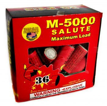 M-60 Salute Crackers (36 Pack) - USA-Fireworks