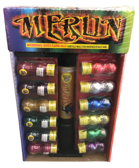 Merlin - Double Break Artillery Shells - USA FIREWORKS