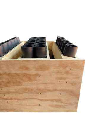 24 Shot HDPE Mortar Rack - USA-Fireworks
