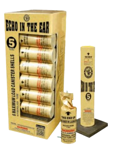 Echo In The Ear - 5" Artillery Shells - USA Fireworks!