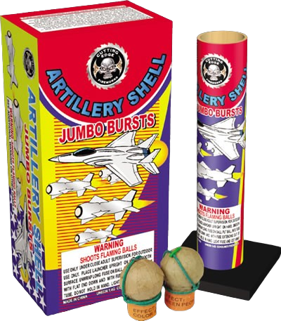 Jumbo Burst Artillery Shells - USA Fireworks!