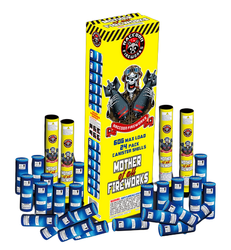 Mother Of All Fireworks - 4" Artillery Shells - USA Fireworks!