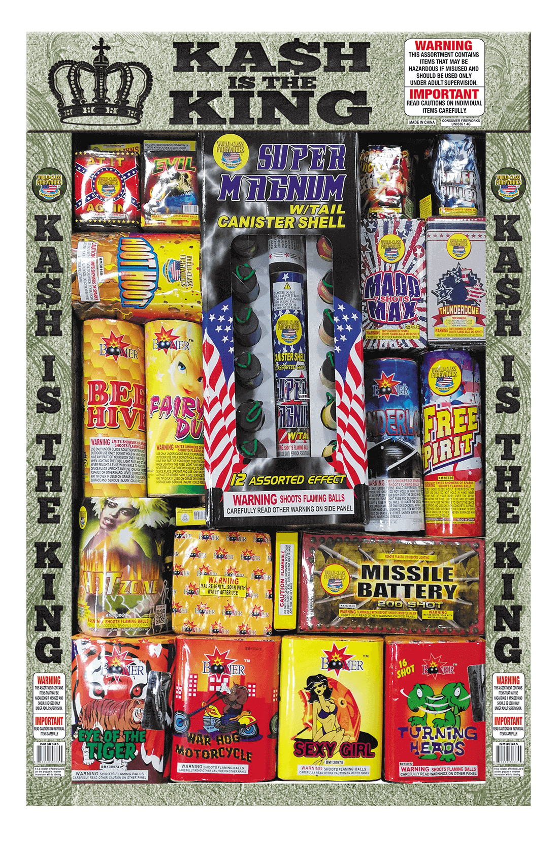 Kash Is The King - Assortment - USA FIreworks!