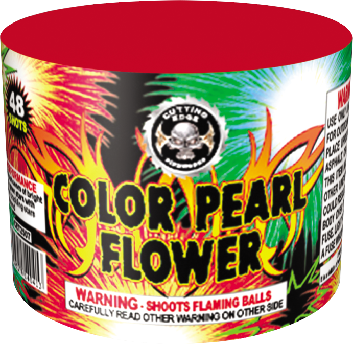 Color Pearl Flower 48 Shot - USA FIREWORKS