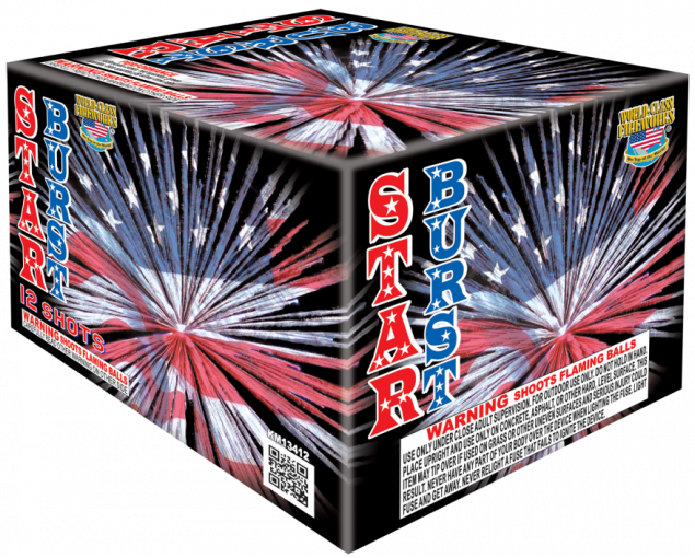Star Burst - 200 Gram Cake - USA Fireworks!