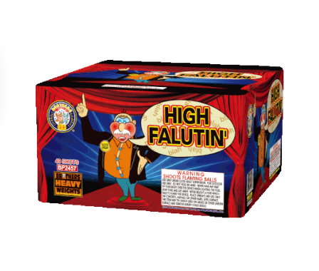 High Falutin - 500 Gram Cake - USA Fireworks!