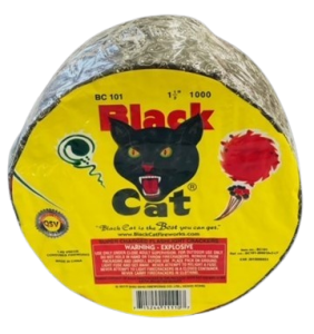Black Cat Firecrackers - 1000 Roll - USA Fireworks!