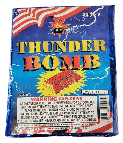 Thunder Bomb Firecrackers - Brick (40/16) - USA Fireworks!