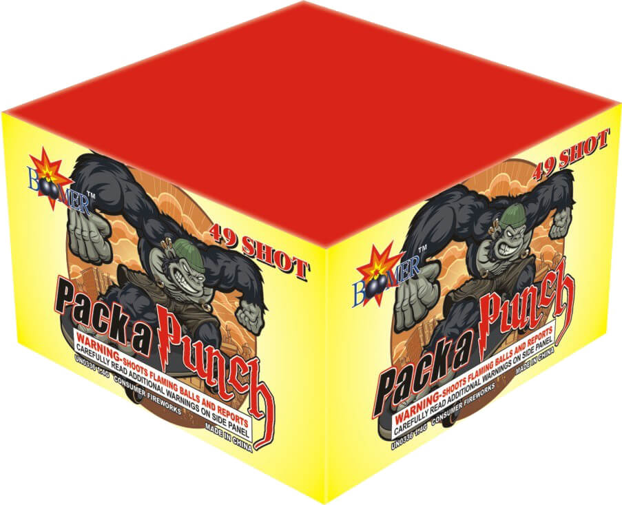 Pack A Punch - 200 Gram Cake - USA Fireworks!