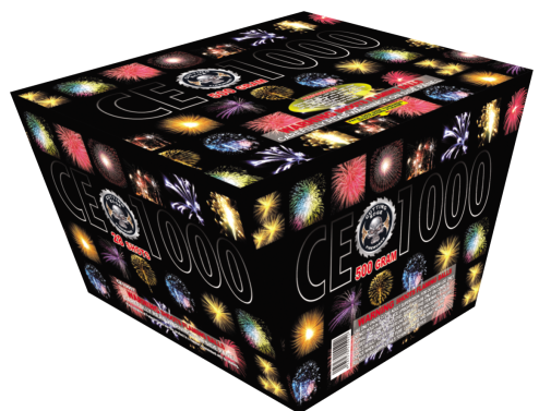 CE100 - 500 Gram Cake - USA Fireworks!
