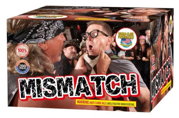 Mismatch | 70 Shot Cake - 200 Gram Cake - USA Fireworks!
